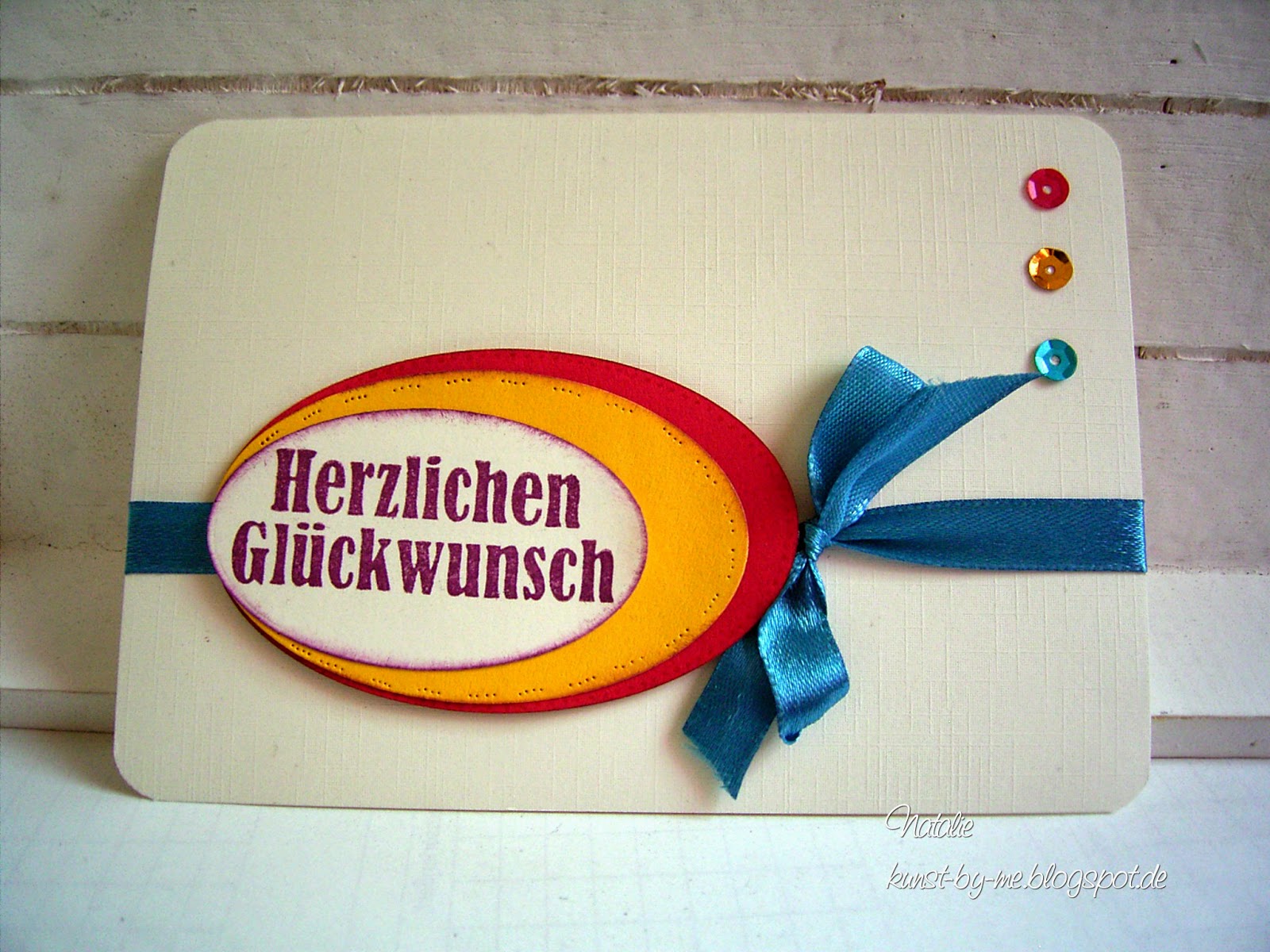 INKognito ~ Cards by Natalie: CAS Karte mit Ovalen (CAS card with ovals)