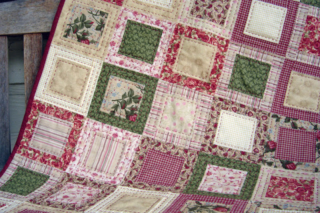 Quick and easy patchwork quilt -Pattern Free