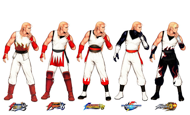 The King Of Fighters Ever: EVOLUÇÃO DAS ROUPAS