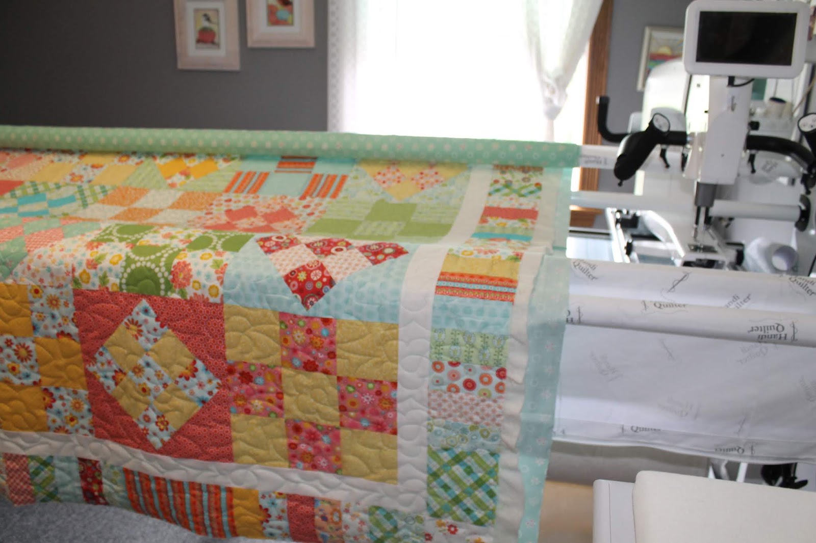 SunShine Sews...: Tag-A-Long Quilt WIP