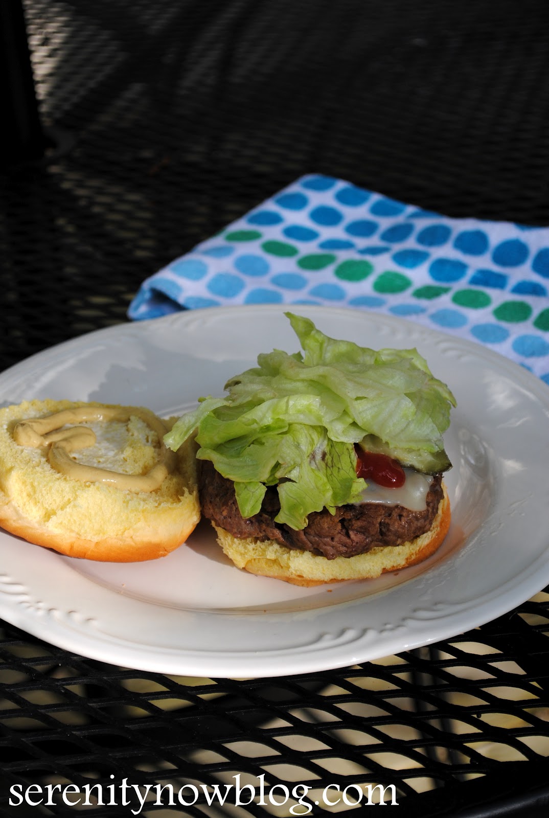 Serenity Now: Stuffed Cheddar and Mozzarella Cheeseburger Recipe