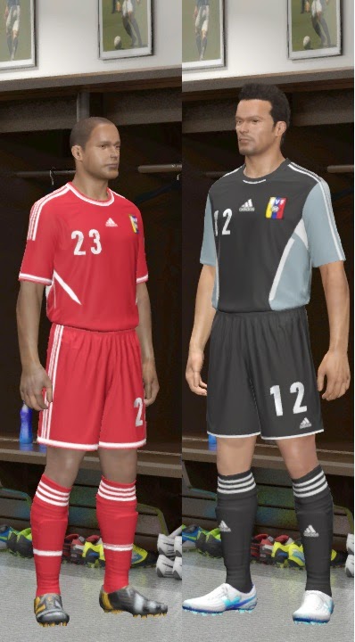 Rifaldisoft: Venezuela National Team kits set PES 2014