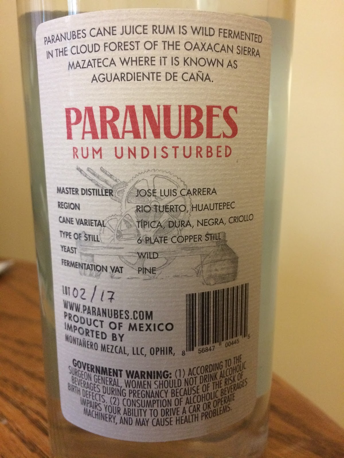 The Passionate Foodie: Paranubes Rum: An Oaxacan Treasure