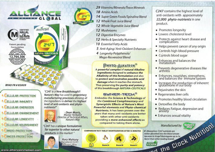 C24/7 Natura-Ceuticals ~ Alliance In Motion - AIM Global
