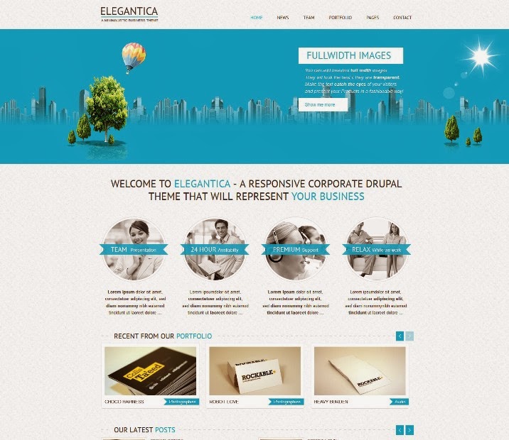 75+ Best Responsive Drupal Themes - Webprecis