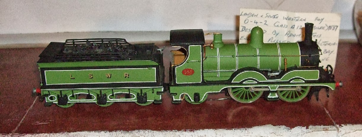 GEOFF TYLER - RAILWAY MODELLER: OO GAUGE CLASS A12 -- LSWR No. 555 [0-4-2]
