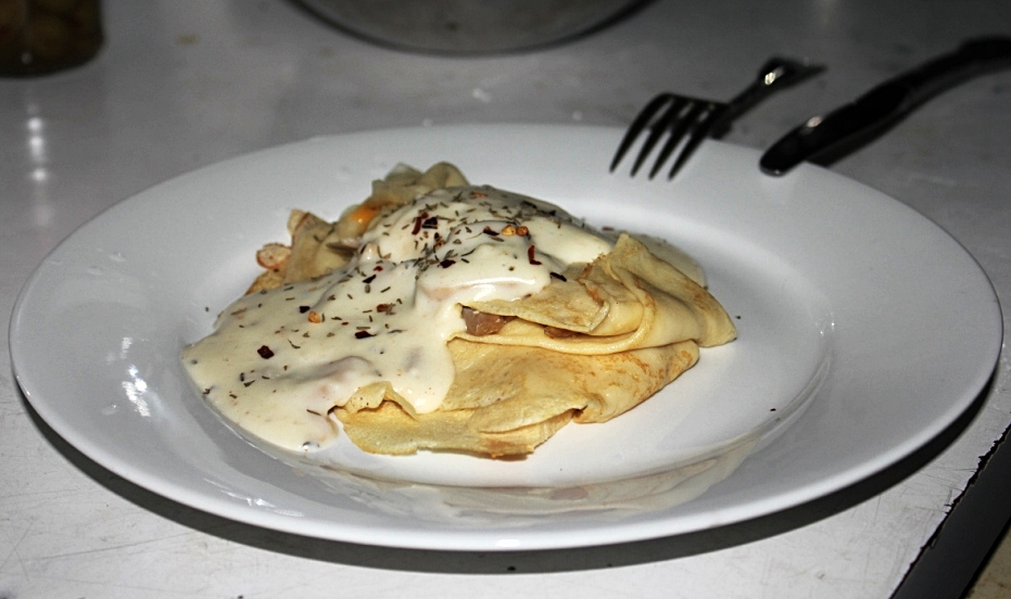 El Recetario De Mylene Crepas Rellenas De Pollo Y Hongos