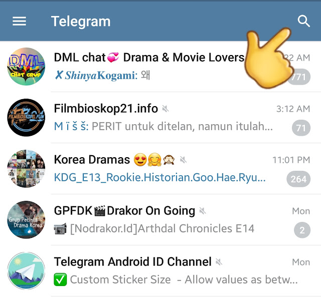 Cara Nonton Drakor di Aplikasi Telegram Cara Nonton Drakor di Aplikasi Telegram