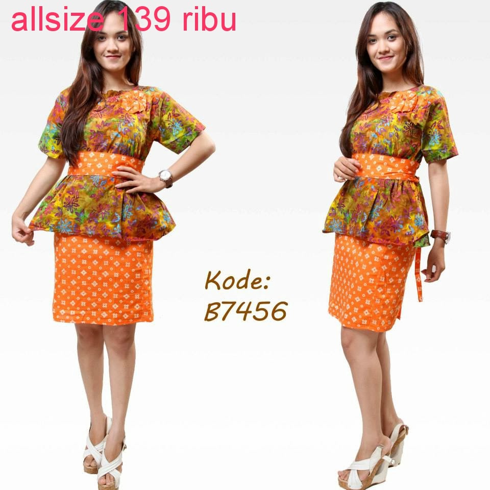 Contoh Model Baju Batik | Model Baju Batik