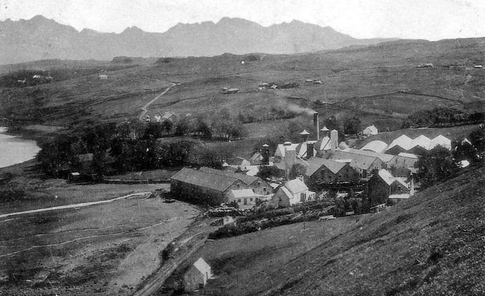 Tour Scotland: Old Photograph Talisker Distillery Carbost Isle Of Skye ...