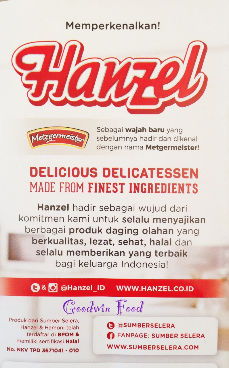 Goodwin Food: Sosis Bratwurst, Sosis Jumbo, Sosis Bakar Hanzel Bratwurst