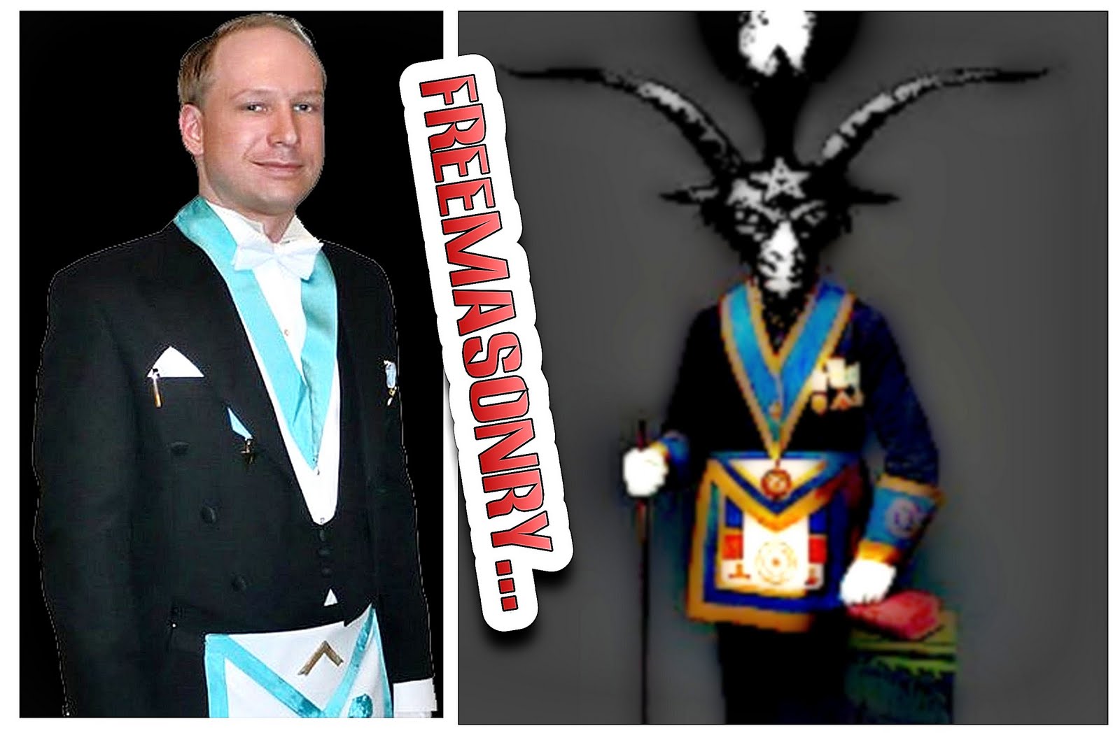 Textos Sin Censura: Masón y Matón: Anders Behring Breivik