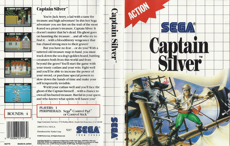 Xogo - Retro: Análisis Captain Silver (SEGA Master System ...