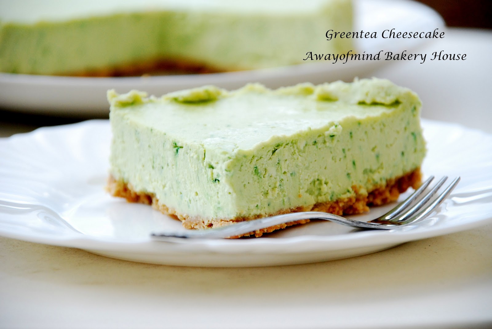Awayofmind Bakery House: Green Tea Cheesecake