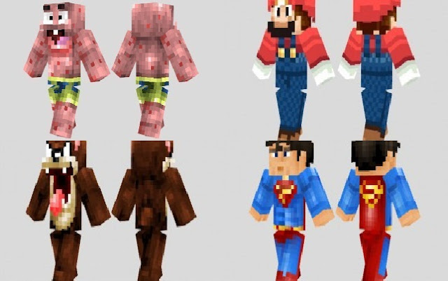 MINECRAFT: 4 skins