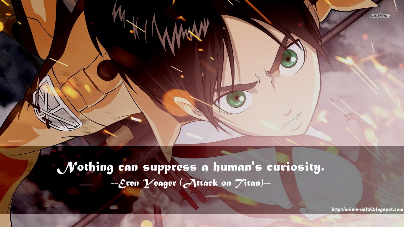 My Anime Review: Attack on Titans Quotes