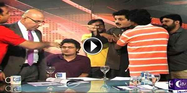 Inside Story Intense Fight Between The Ajmal Wazir Khan And Jan Achakzai In The Live Talk Show