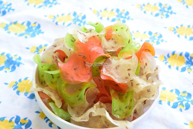 Chawal Aata Ke Fryums | Rice Flour Chips | Magic of Indian Rasoi