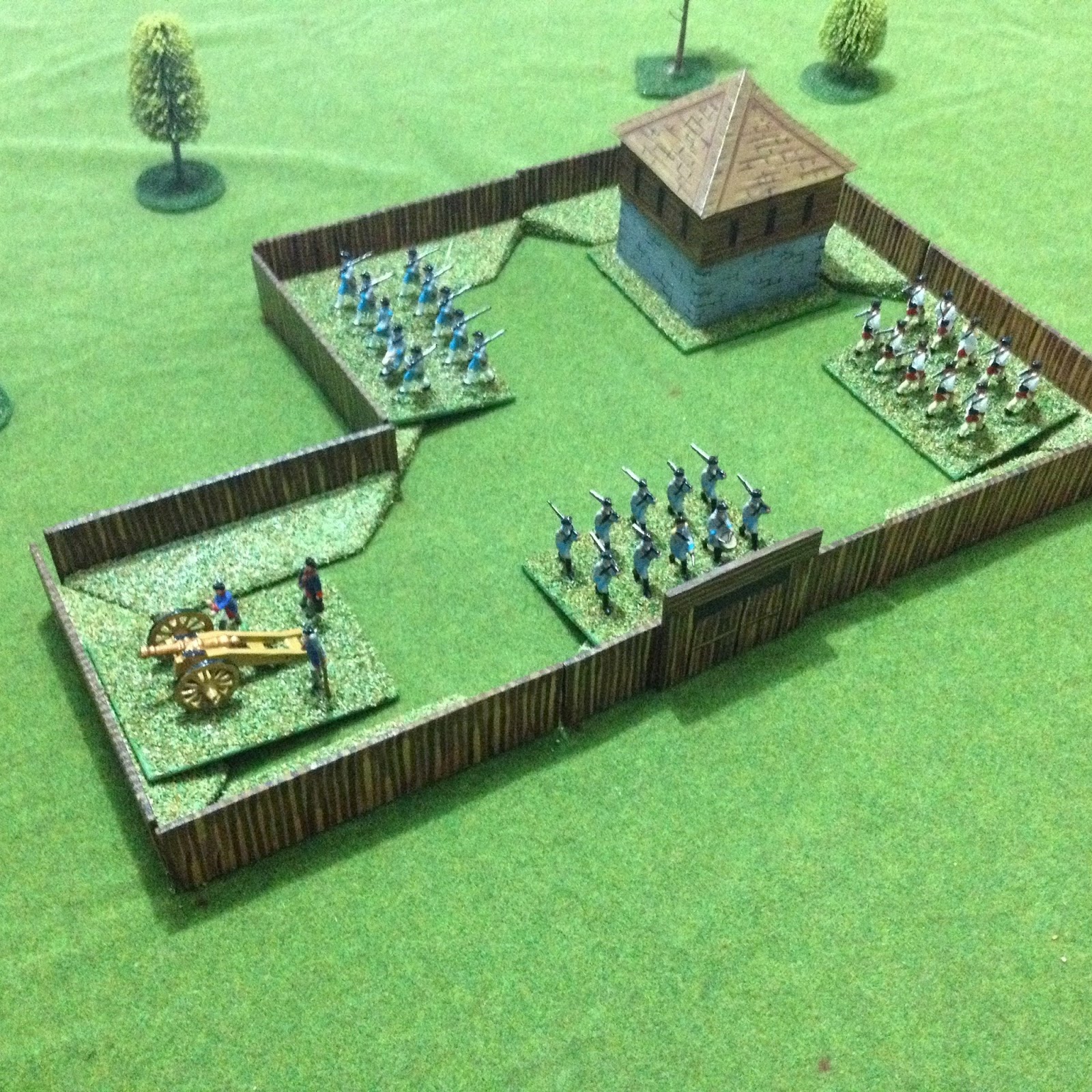 Grid based wargaming - but not always: Scratch building a French Indian ...