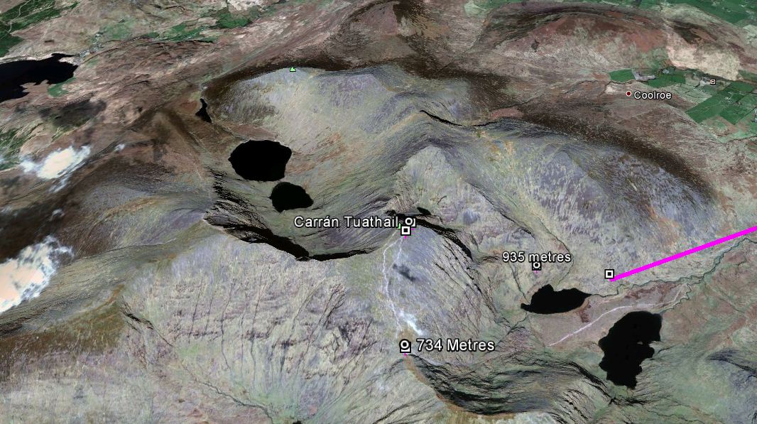 Knockaclarig GPS Mathematics and Geography.: Corrán Tuathail the ...