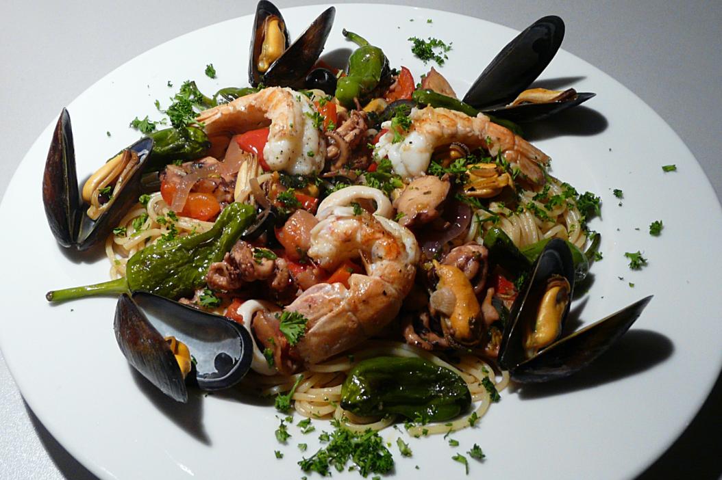 Kulinarische Welten zu Fisch- und Meeresfrucht: Pasta frutti di mare