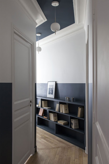 VM designblogg: Εντυπωσιακή κατοικία με χρώμα στο Παρίσι