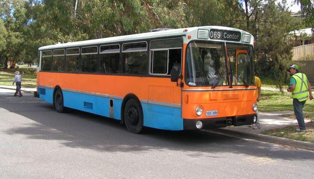 on four wheels: ACTBUS take ex-ACTION Bus 670 around Canberra