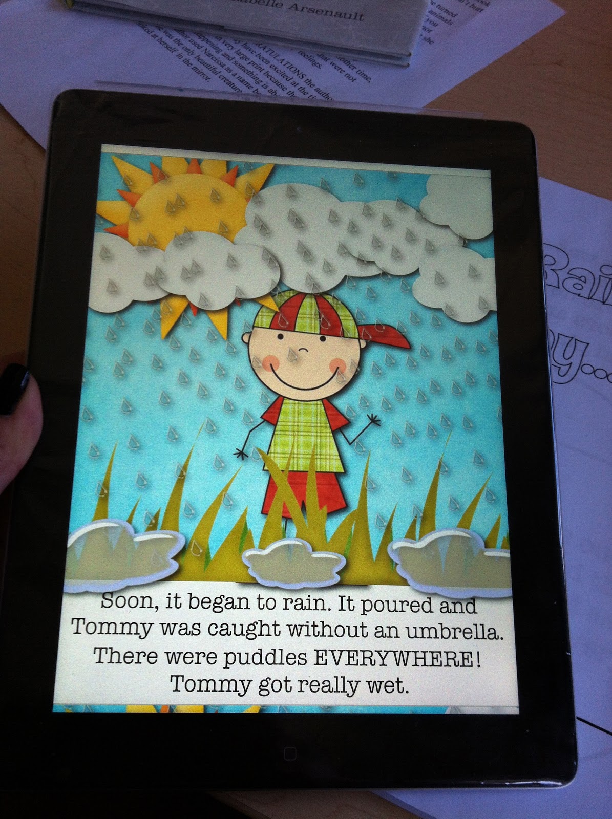 Rain, Rain, Go Away! - Today in Second Grade