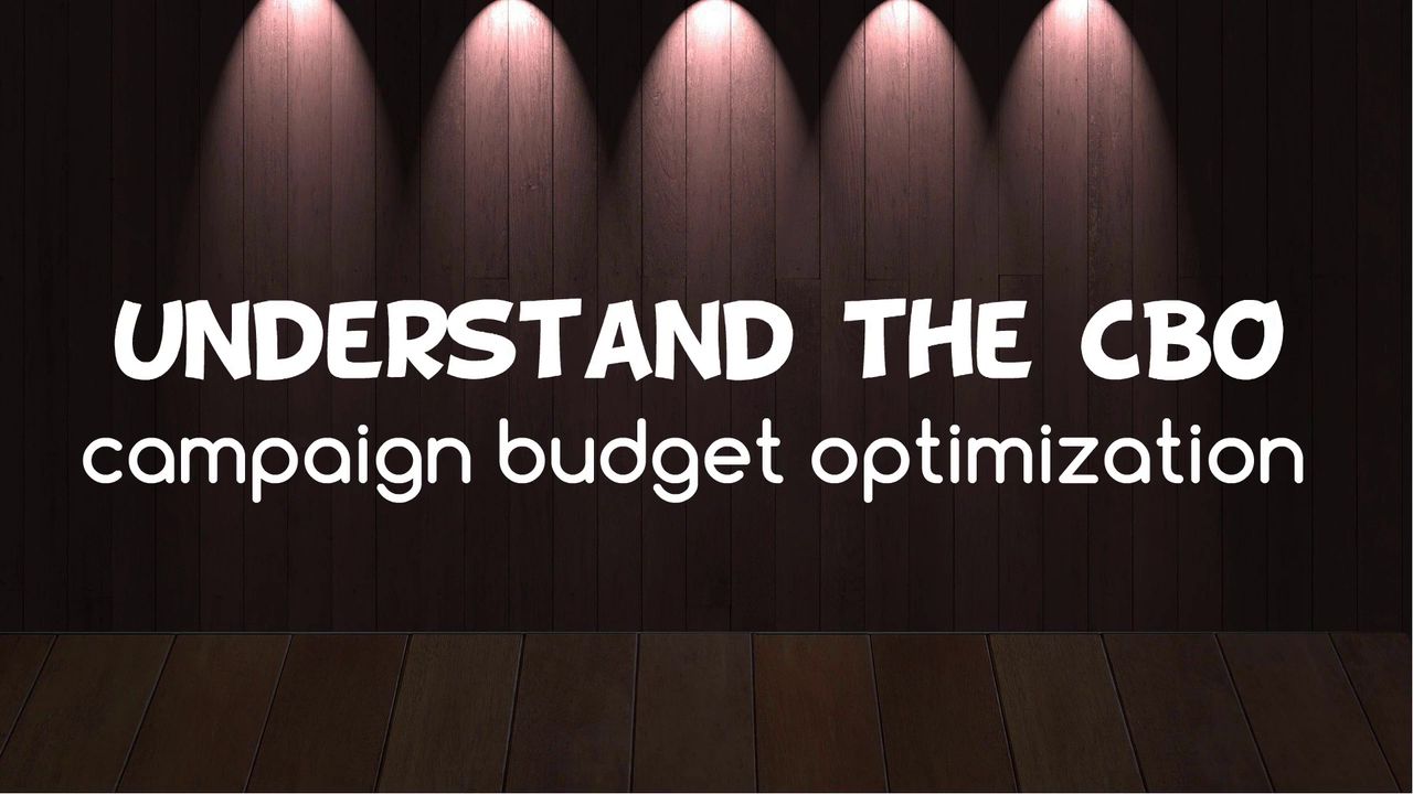 #05 What Is CBO? | Understand The Facebook CBO Guide 2021 | Facebook ...