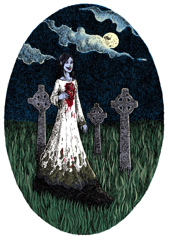 Zyzanna's blogallery: 11. Strzyga - the slavic vampire