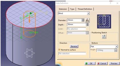 TUTORIAL MENGGUNAKAN HOLE PADA CATIA - Guru Teknik Mesin