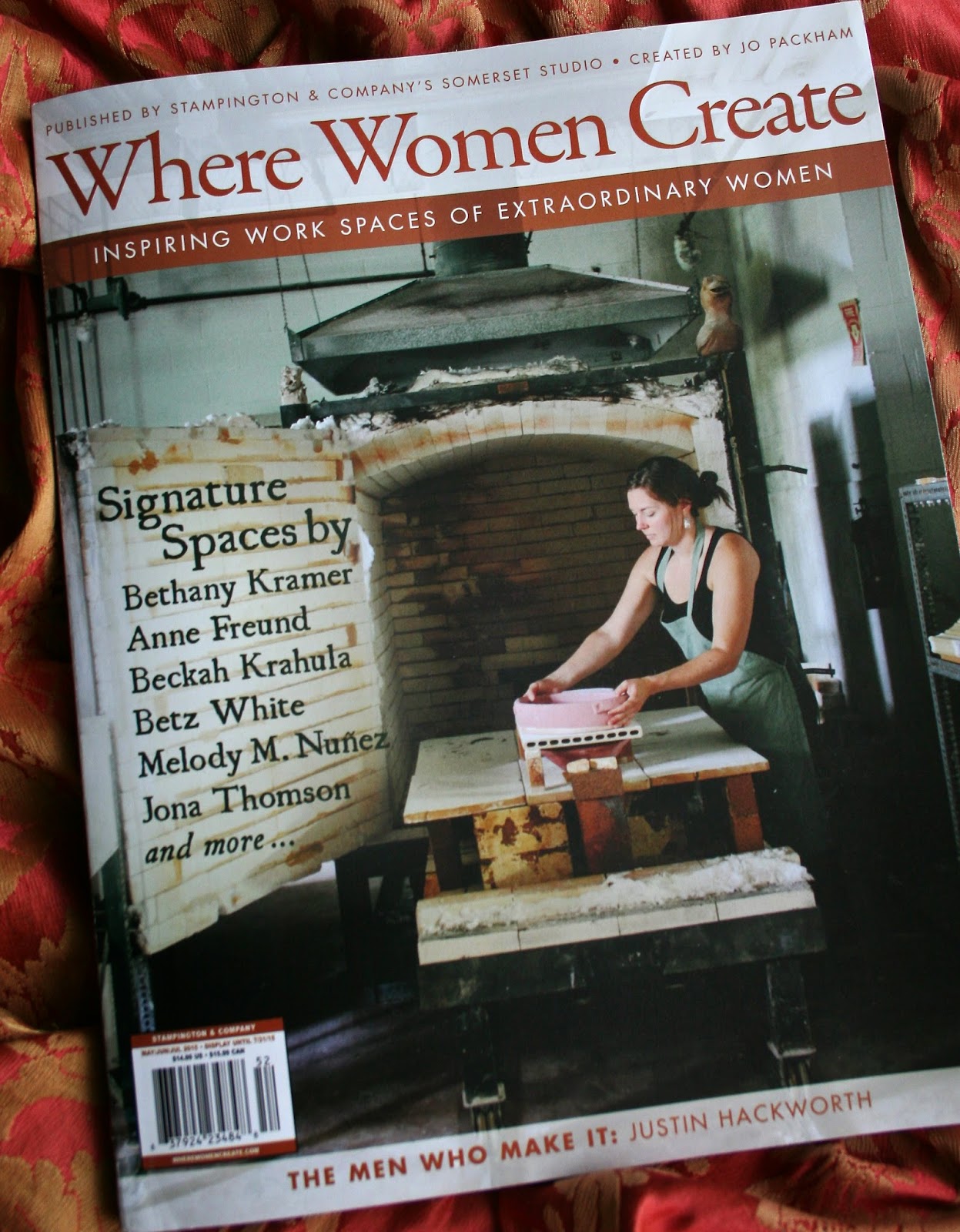 Sandra Evertson: WHERE WOMEN CREATE Magazine Summer 2015