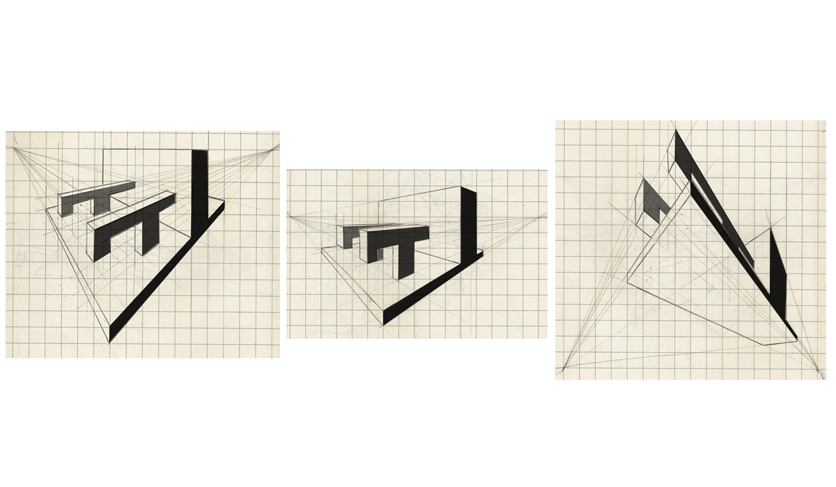 A. Kevin Lao: 2 Point Perspective - T Shapes