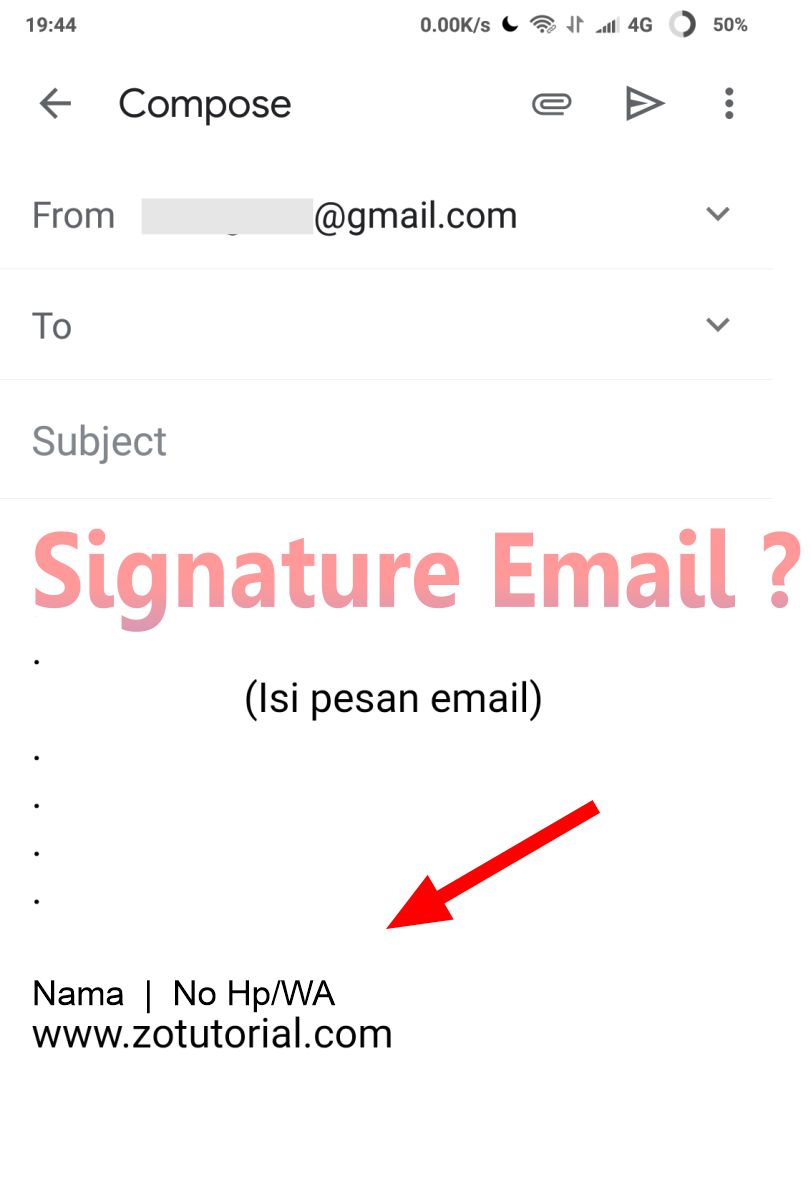 Membuat Signature Email Gmail di HP Android Mudah! - zotutorial