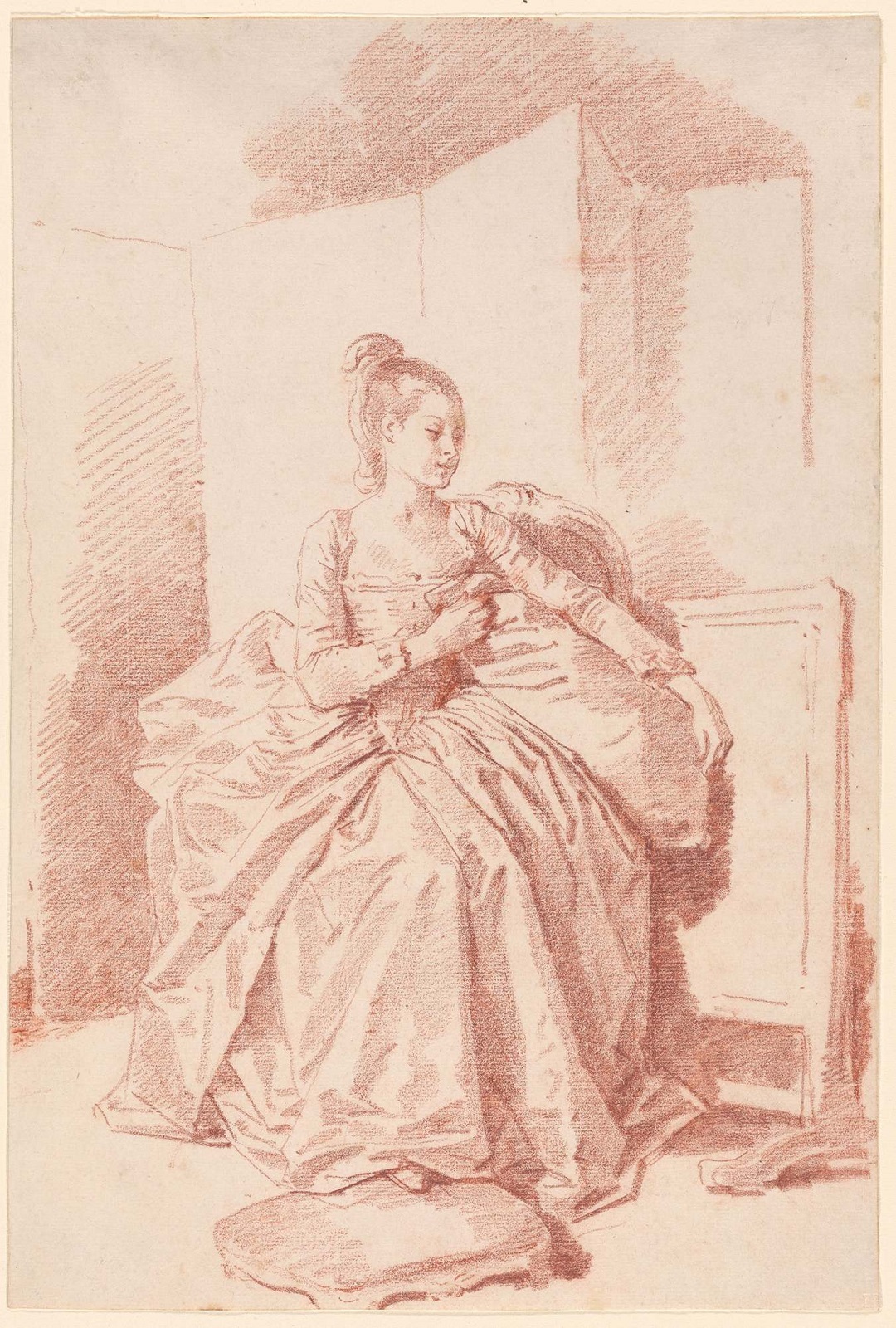 Spencer Alley: Red Chalk – French Drawings – 1750-1800