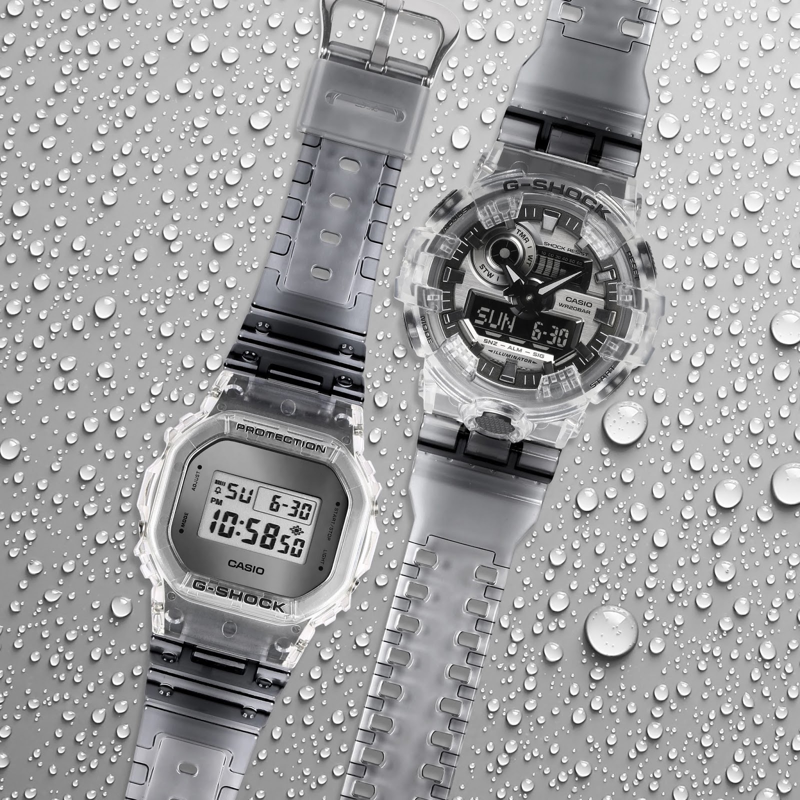 Casio G-SHOCK Unveils Latest Translucent Watches With New Clear ...