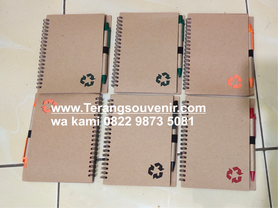 SOUVENIR BUKU MEMO BLOCKNOTE NOTEPAD CUSTOM NOTEPAD POLOS NOTEBOOK ...