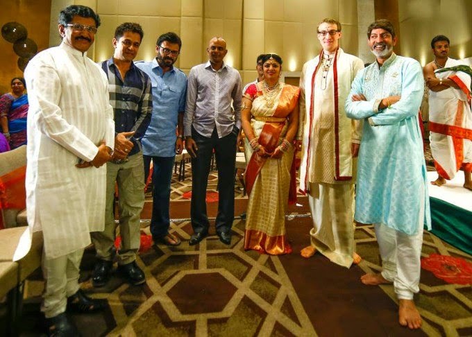 Ravi Cafe: Jagapathi Babu’s elder daughter Meghana married NRI Chad Bowen