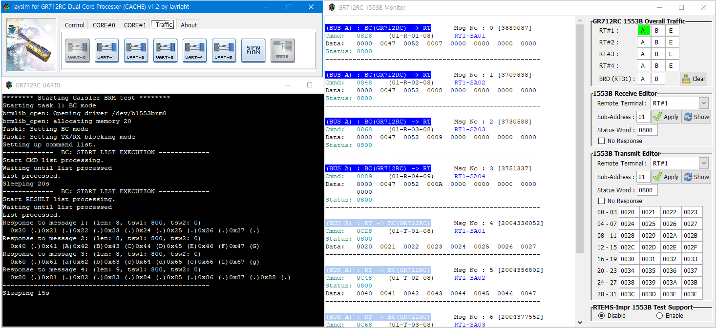 laysim Processor Emulator for GR740, GR712RC, UT700 and more..