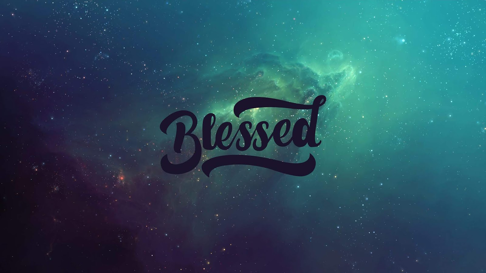 Blessed, Typography, 4K, Typography - WallpaperLO