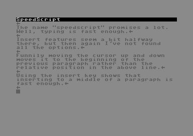 Old Machinery: Round up: Commodore 64 Text editors and word processors