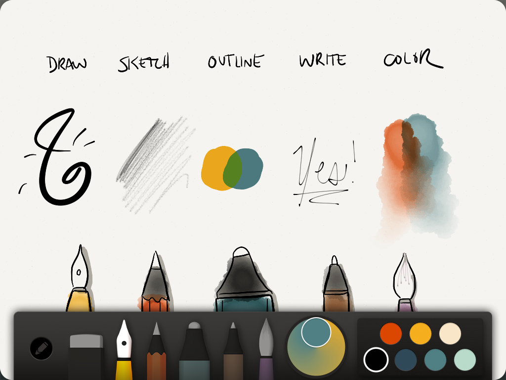 Paper by FiftyThree 畫具全免費！繪圖 App 推薦首選