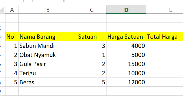 2 Cara Mudah Copy Paste Rumus atau Fungsi di Microsoft Excel - SMP Excel