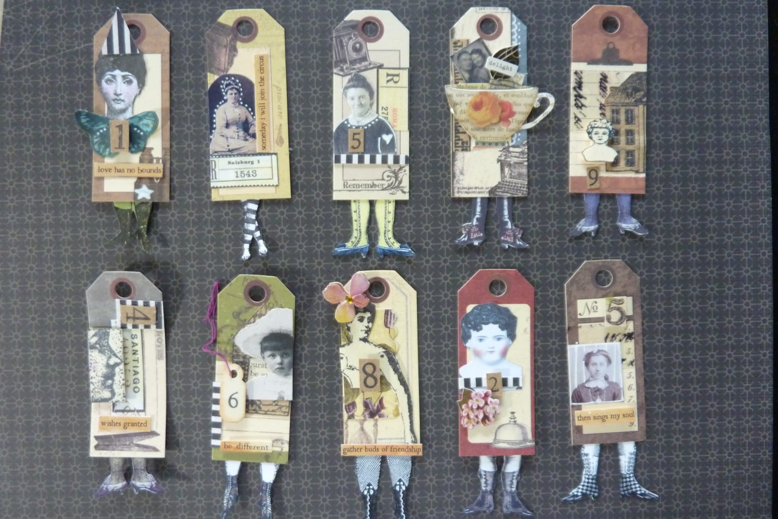 Artful Play: New Mini Tags - "Footloose"