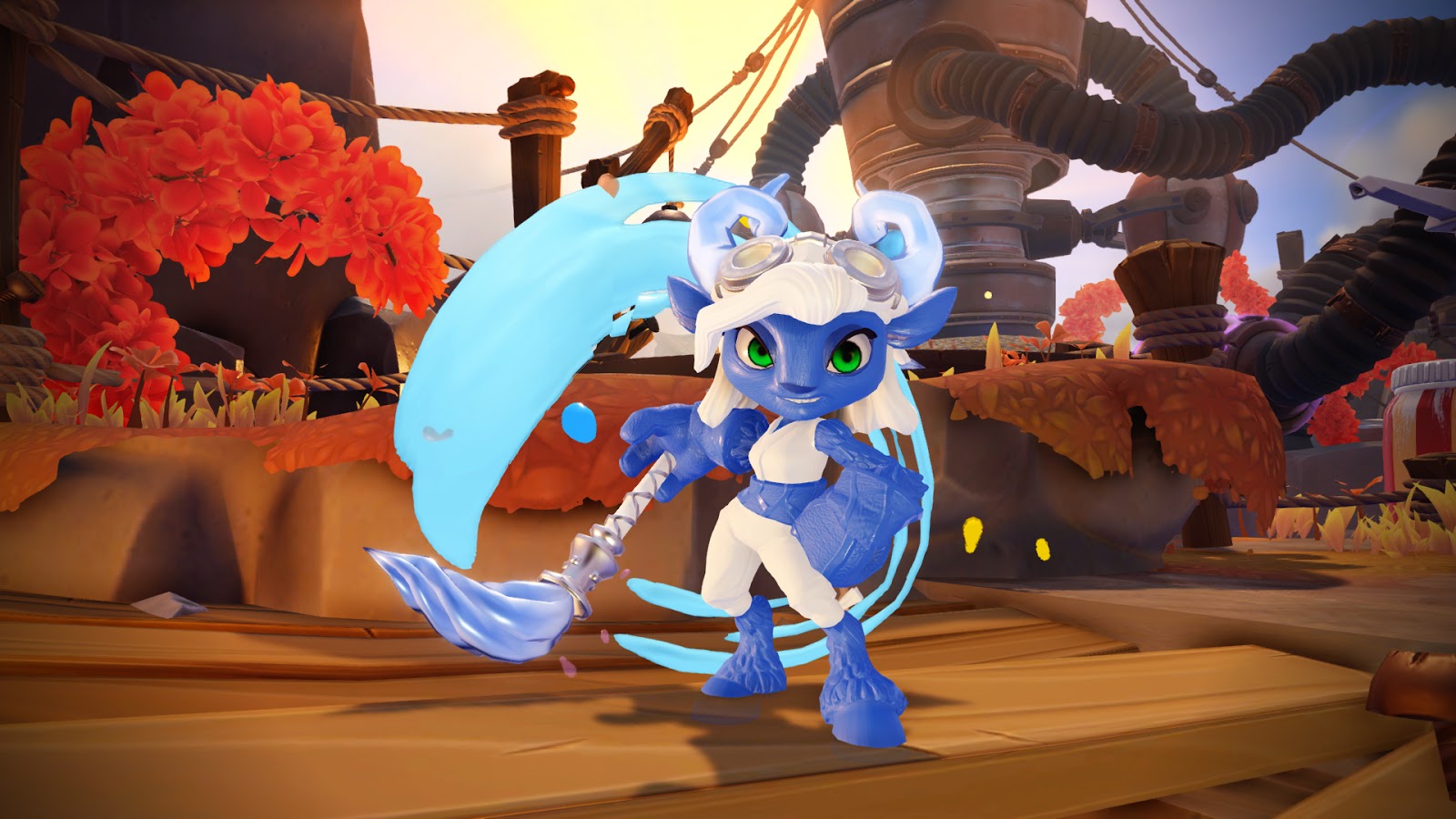 Hands-on With Activision's Power Blue Skylanders SuperChargers: Splat ...