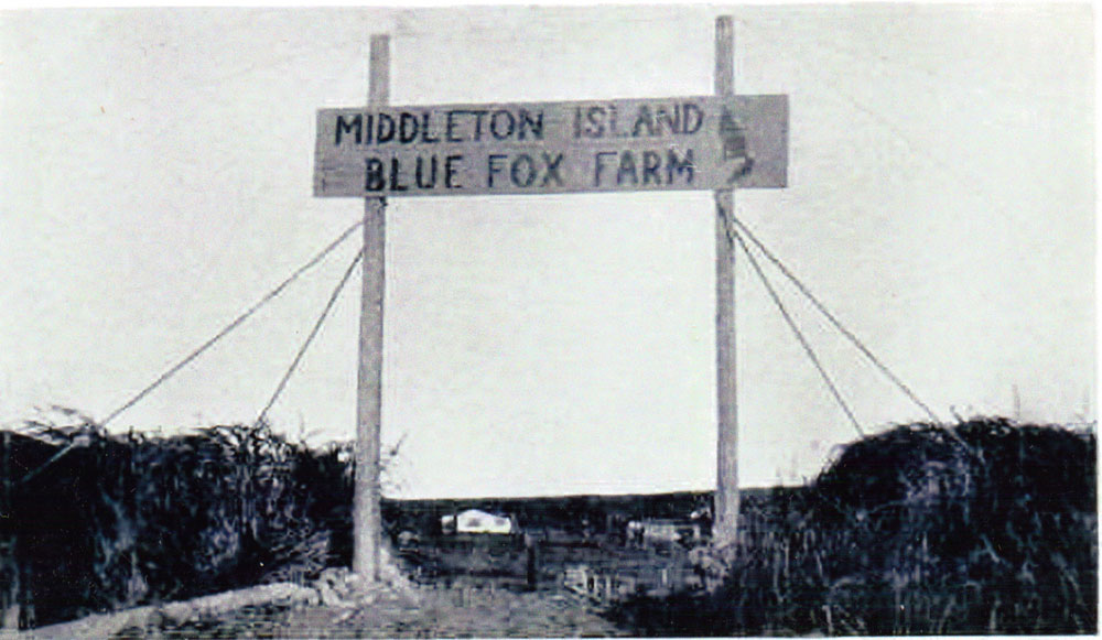 Middleton Island, Gulf of Alaska: Location and remains of the former ...