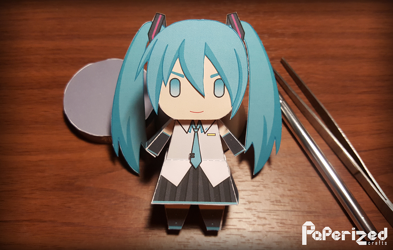 Vocaloid: Hatsune Miku Papercraft | Paperized Crafts