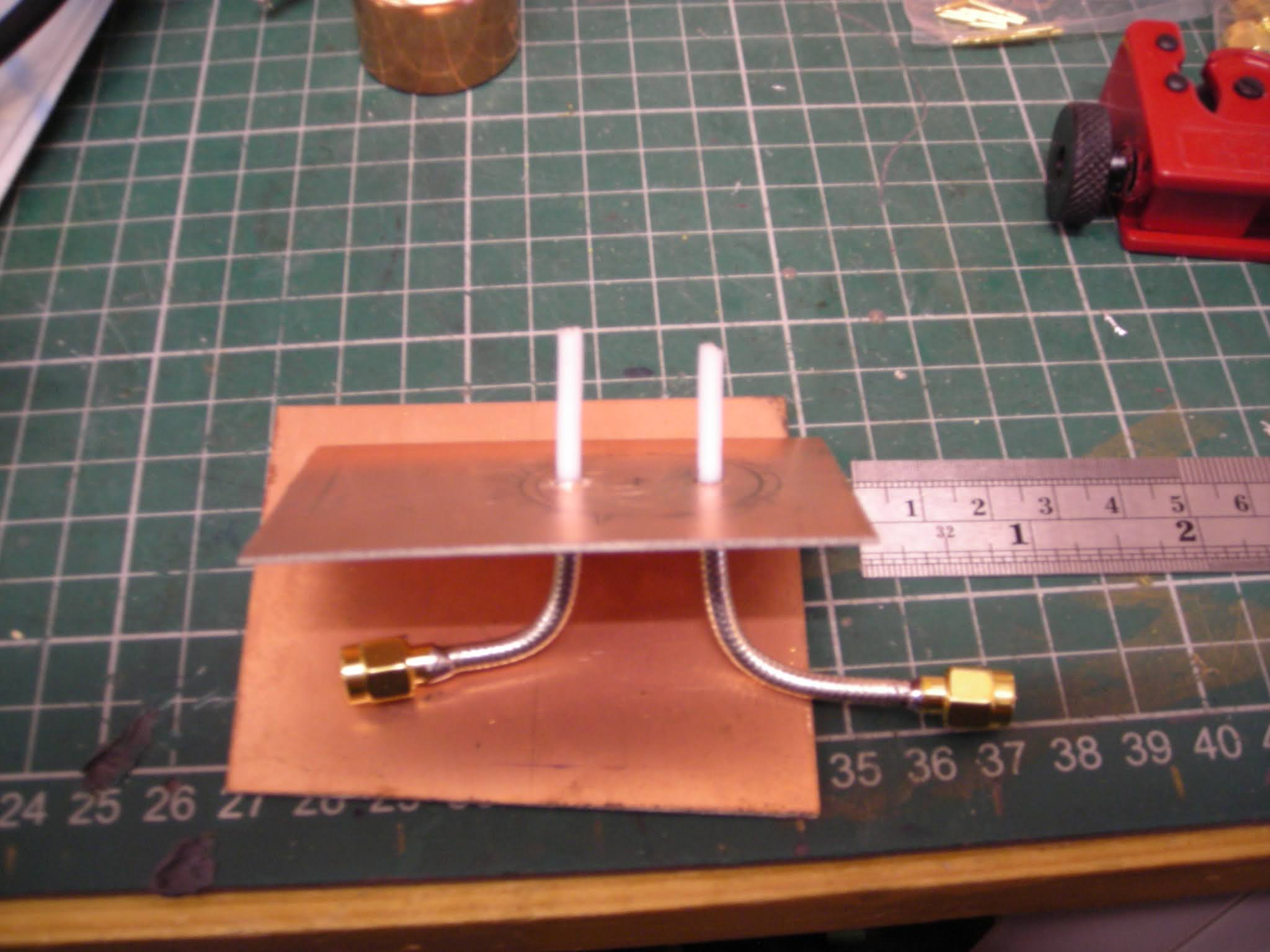 M1KTA's QRP ham radio blog: New 13cm pipe end cap filter