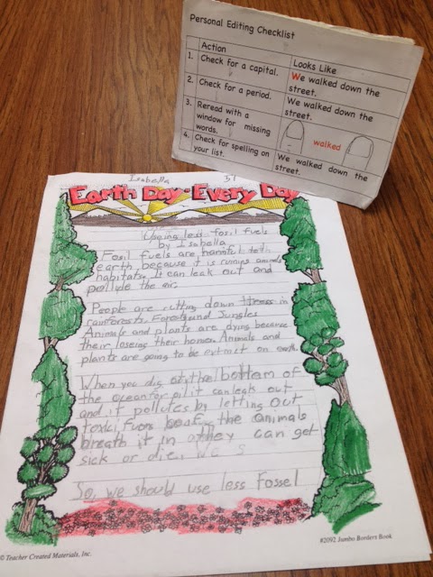 Bright Ideas Blog Hop: Personal Editing Checklists - Buzzing with Ms. B