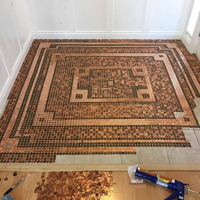 Chingum — Discover Curiosities: The woman made a stunning mosaic floor ...
